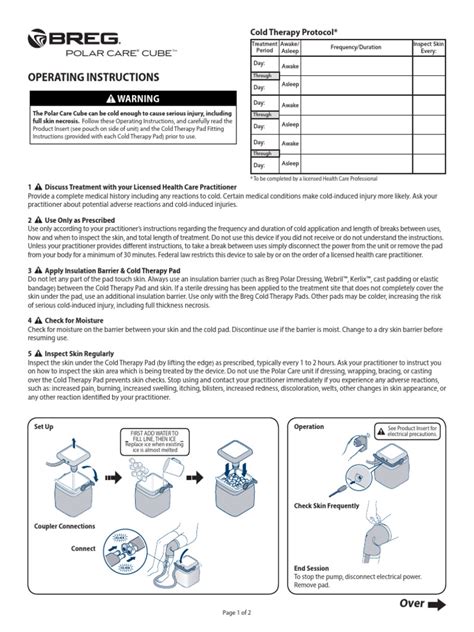 Polar Care Cube Ifu Pdf Electrical Connector Ac Power Plugs And