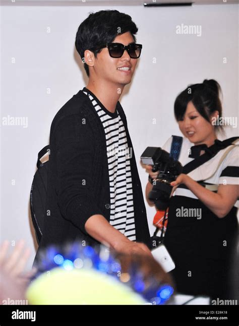 Lee Jang Woo Jun 13 2014 Korean Actor Lee Jang Woo Arrives At Tokyo
