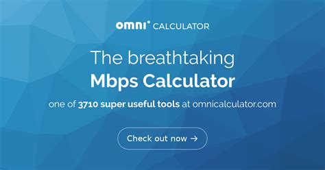 Mbps Calculator