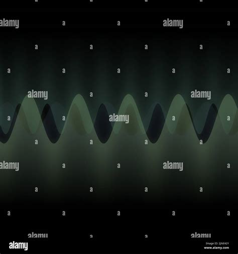 Illustration Of Multiple Waves Oscillating Or Overlapping By Many Small