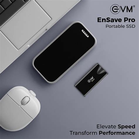 Second Largest SSD Brand In India EVM Launches Its Flagship Portable SSD EVM ENSAVE PRO
