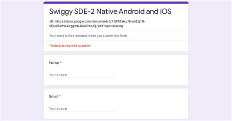 Agam Mahajan On Linkedin Swiggy Sde 2 Native Android And Ios 16 Comments