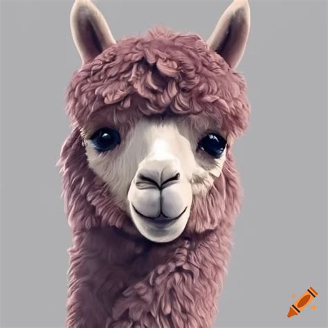 Cute Dark Alpaca On Craiyon