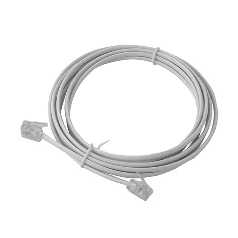 6p2c Rj11 Vers Rj11 Pour Cable Téléphonique Module Dextension 2 M Walmart Canada