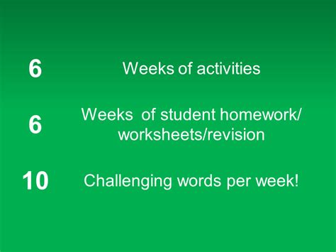 Ks3 Vocabulary Teaching And Hw Pack 3 Teaching Resources