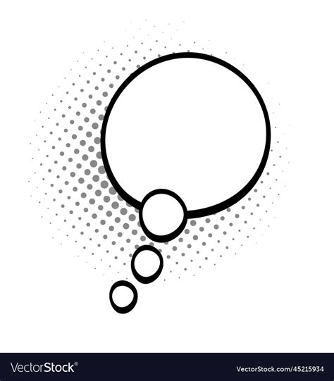 Speech bubble comic book style Royalty Free Vector Image