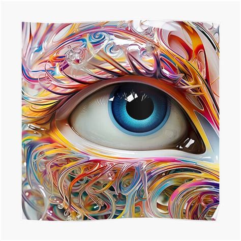 Pyschedelic Trippy Weed Acid Art Poster For Sale By Rockphoria
