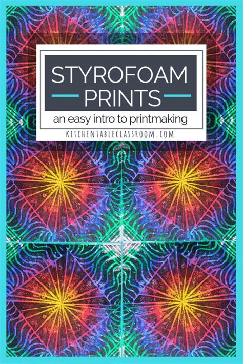 Styrofoam Printmaking Simple And Sophisticated