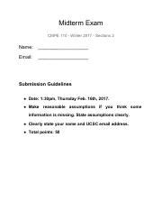 110 Midterm Sec 2 Pdf Midterm Exam CMPE 110 Winter 2017 Sections