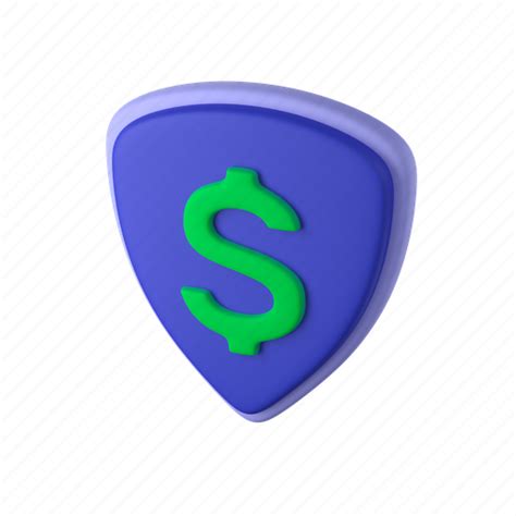 Shield Dollar Security Finance Protect Lock Safety Icon