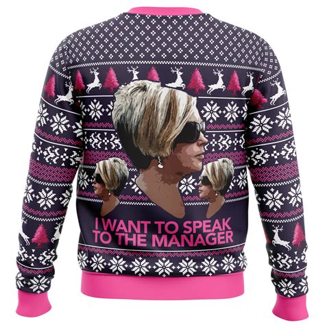 Karen Meme Ugly Christmas Sweater Anime Ape