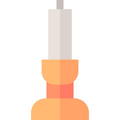 Basic Straight Flat Candlestick Icon