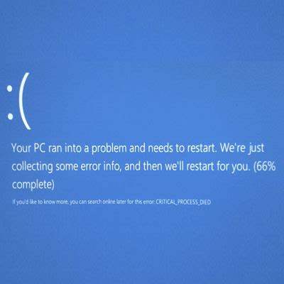 Ошибка CRITICAL PROCESS DIED в Windows 10 как исправить при загрузке