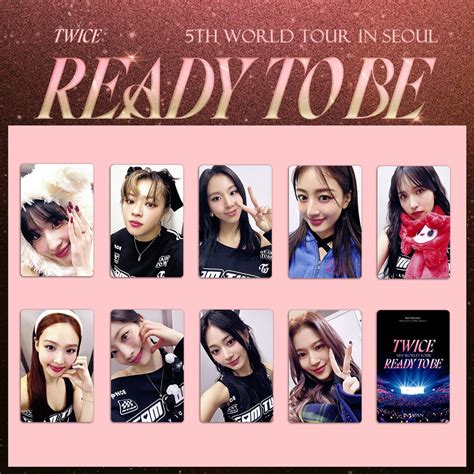 5 9pcs Set TWICE 5TH READY TO BE Lomo Cards With YOU Th 13th Mini Album