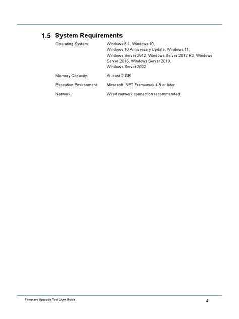 Firmware Upgrade Tool User Manual 4 Pdf