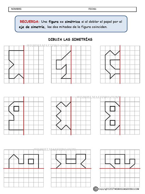 Figuras Simetricas Actividades 1 Pdf