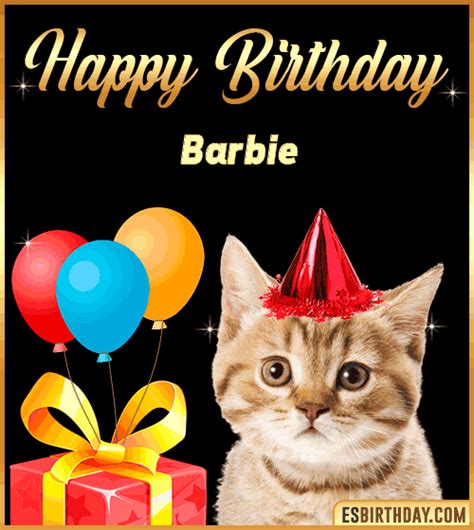 Happy Birthday Barbie  🎂 Images Animated Wishes【28 S】