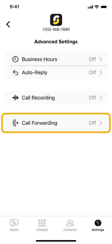 Call Forwarding SwitchUp