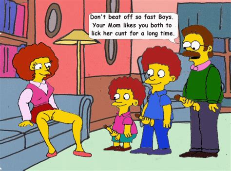Post 306008 Animated Maude Flanders Ned Flanders Rod Flanders The