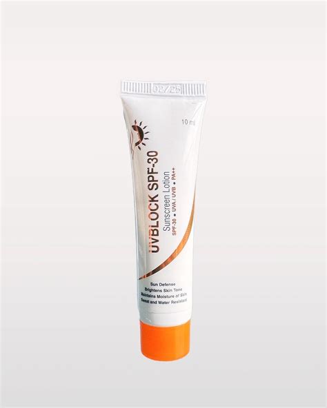 Uv Block 30 Sunscreen Lotion 10ml Jeevee