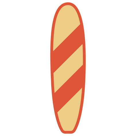 Surfboard Flat Vector Illustration 23400027 Vector Art At Vecteezy