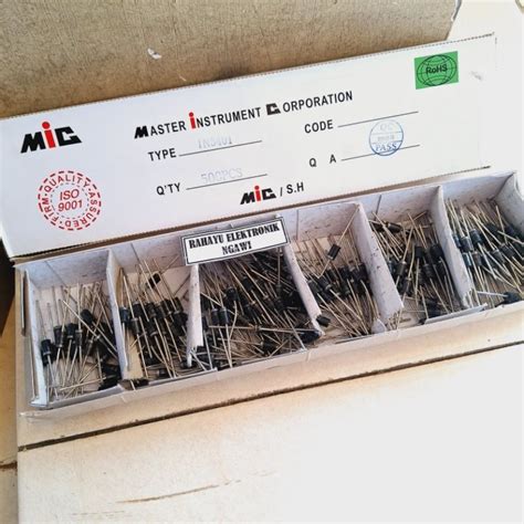 Jual Dioda 3a 1n5401 Diode Rectifier In5401 1n 5401 3 Amper Shopee