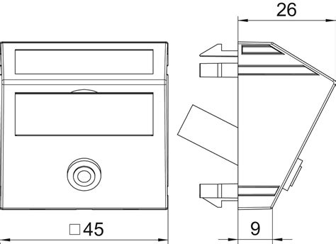 Mini Jack Connection 1 Module Slanting Outlet As Soldered Connection Obo