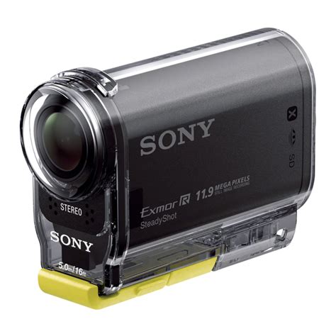 SONY HDR-AS20 HANDBOOK Pdf Download | ManualsLib