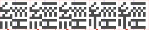 繁体版本建议字形 Issue 2 TakWolf ark pixel font GitHub