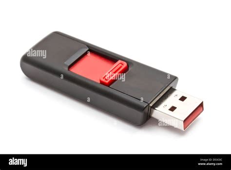 USB Memory Stick Isolated On White Background Stock Photo Alamy