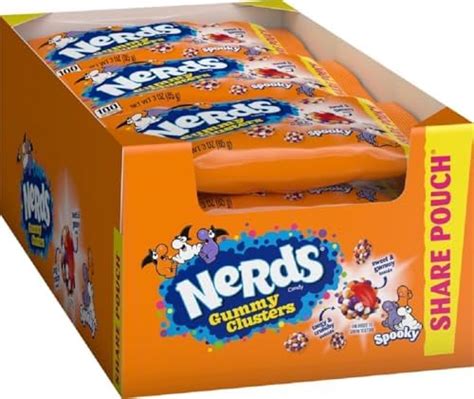 Nerds Gummy Clusters Candy Spooky Halloween Candy 3 Oz