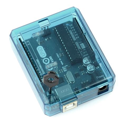 Gehäuse Für Arduino Uno Blau Botland Robotikgeschäft