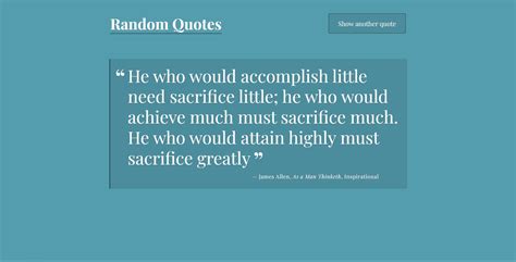 GitHub HerrWal Random Quote Generator A Random Quote Generator