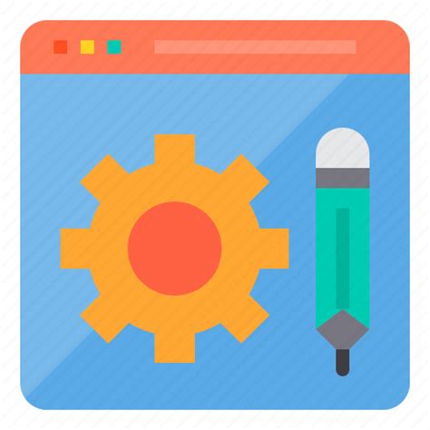 Code Coding Development Edit Programming Technology Web Icon