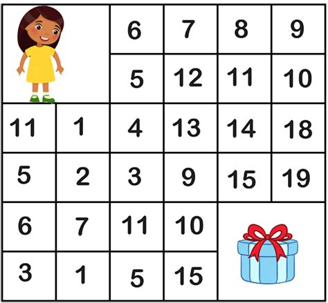 Number Sequence Maze 1 To 15 Olympiad Tester