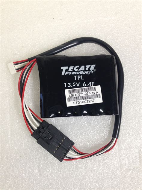 Tecate Power Burst LSI 49571-03 Rev.A 13.5V 6.4F Raid Cache Battery NEW ...