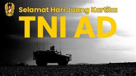 10 Kata Kata Ucapan Selamat Hari Juang Kartika TNI AD Sangat Cocok