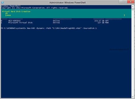 Windows Server 2012 Hyper V How To Create A New Vhd From A Source Vhd