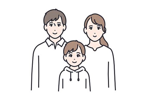 세 사람 가족 젊은 부부와 한 아이의 벡터 일러스트 레이 션 자료 20 29세에 대한 스톡 벡터 아트 및 기타 이미지 20