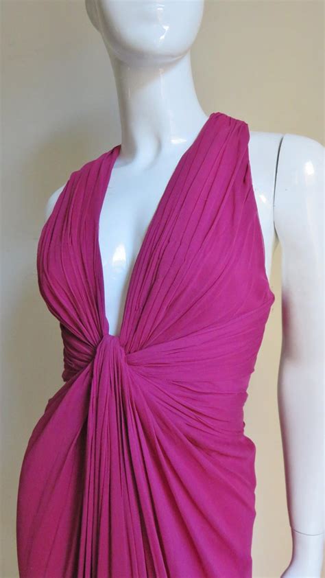J Mendel Paris New Pink Silk Gown At 1stdibs J Mendel Pink Gown