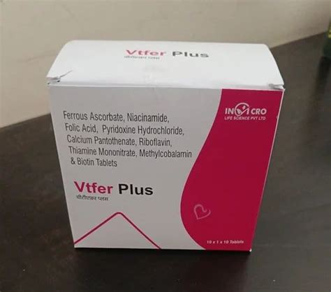 Ferrous Ascorbate Folic Acid Tablets At ₹ 1500 Box Ferrous Ascorbate