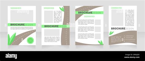 Hybrid Vehicles Blank Brochure Design Stock Vector Image Art Alamy