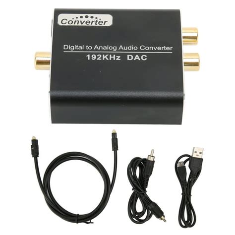 Digital To Analog Audio Converter Digital Optical Coax To Analog Rca