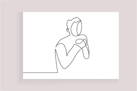 Premium Vector Opportunistic Person Rubbing Hands Line Drawing