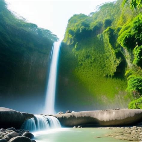 Premium Photo Amazing View Of Tiu Kelep Waterfall