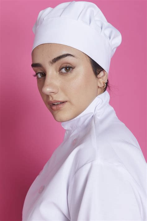 Gorro Pie Medio Cheff Gabardina Cima Uniformes