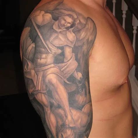 Discover 63 St Michael The Archangel Tattoo Forearm Best In Cdgdbentre