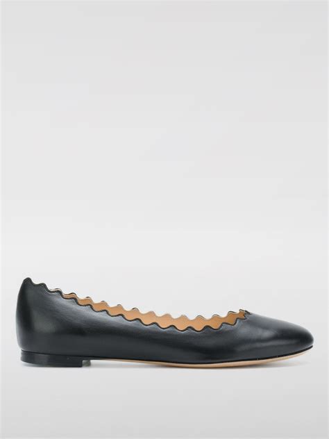 ChloÉ Shoes Woman Black Chloé Ballet Flats Chc16a16075 Online At