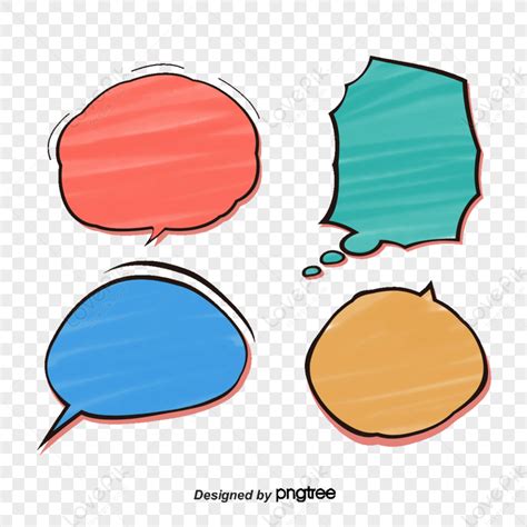 파란색 대화상자 말풍선 일러스트 Png 일러스트 무료 다운로드 Lovepik