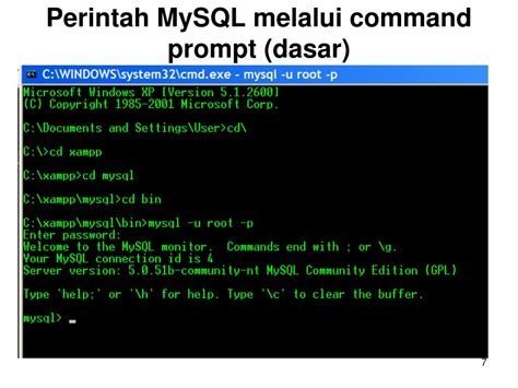 Ppt Database Mysql Powerpoint Presentation Free Download Id5610785